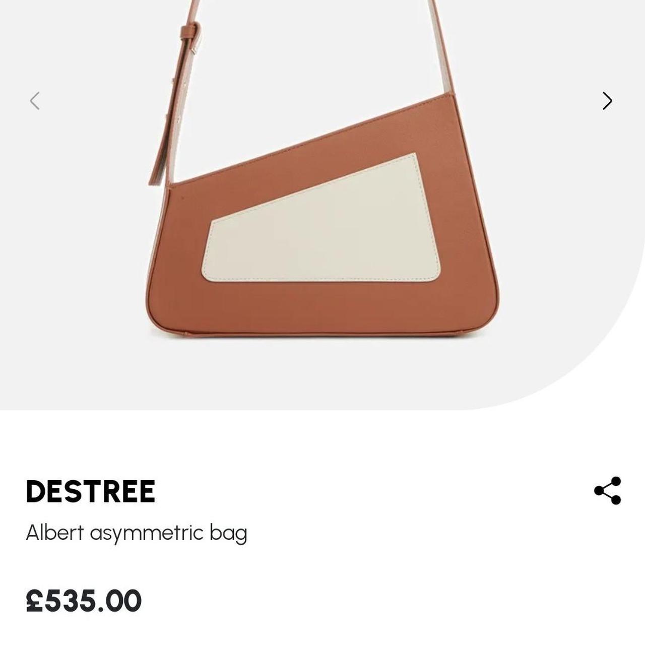 DESTREE albert medium shoulder bag in off white &... - Depop
