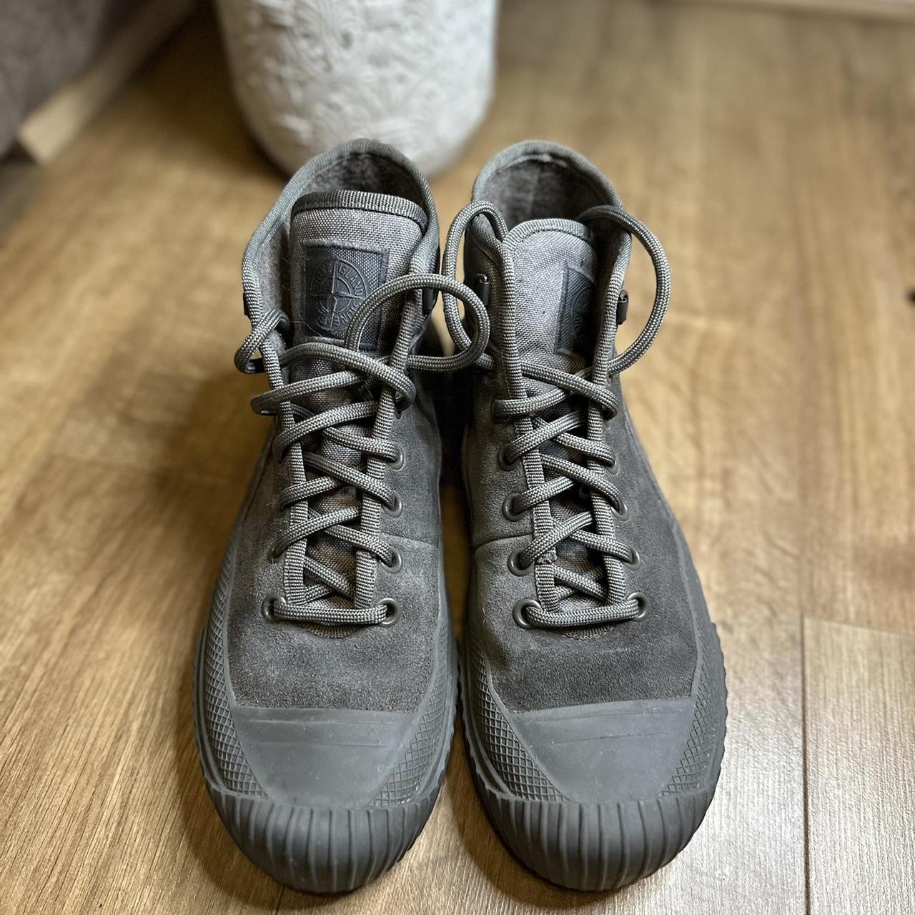 Authentic Stone Island Lace up Boots Ghost piece 👻... - Depop