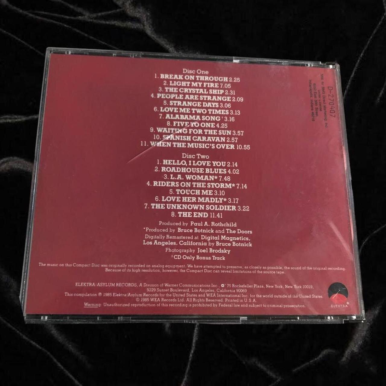 The Best of: The Doors 2-CDs Set. Used. Plays... - Depop