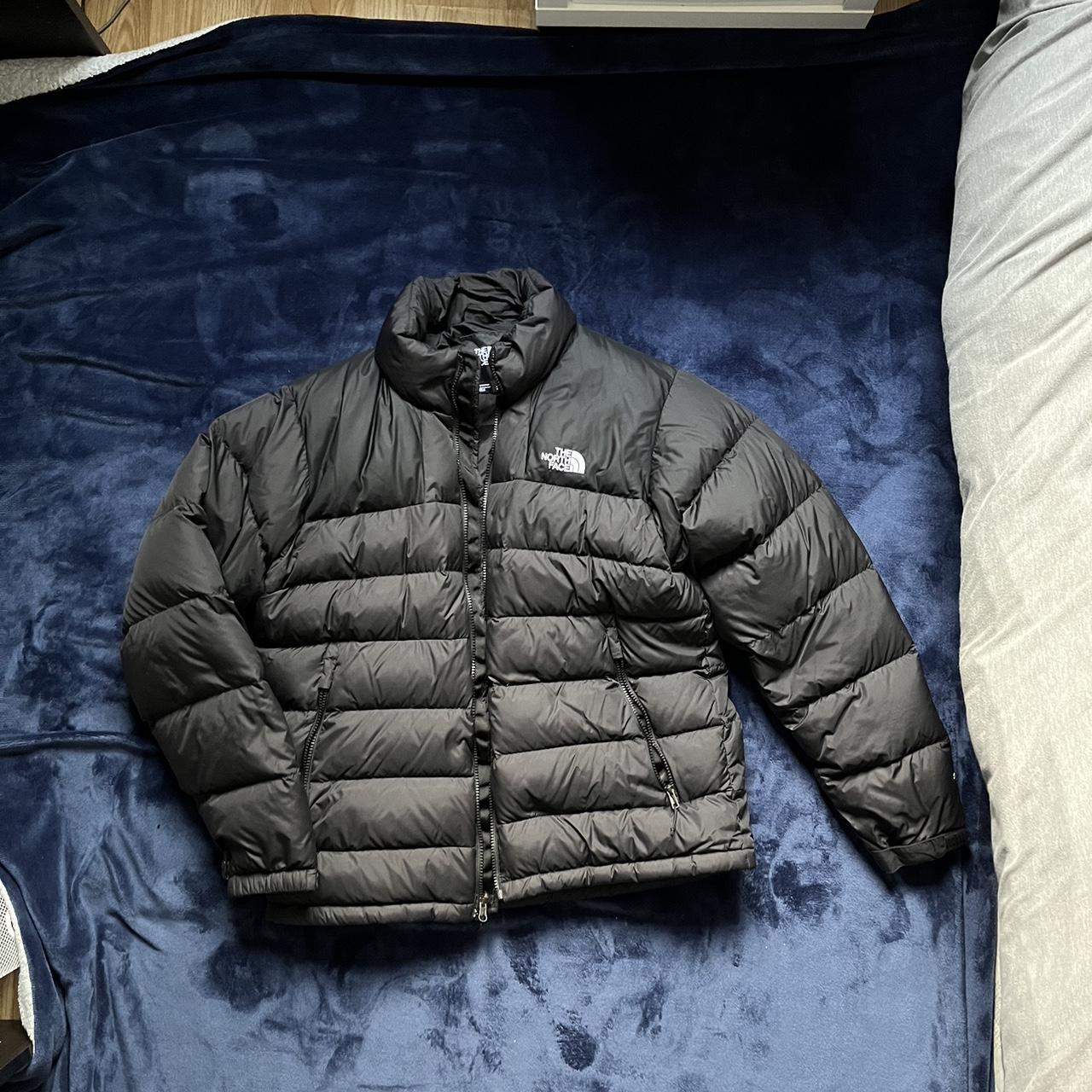 TNF Nuptse 700 jacket black Worn but no flaws,... - Depop