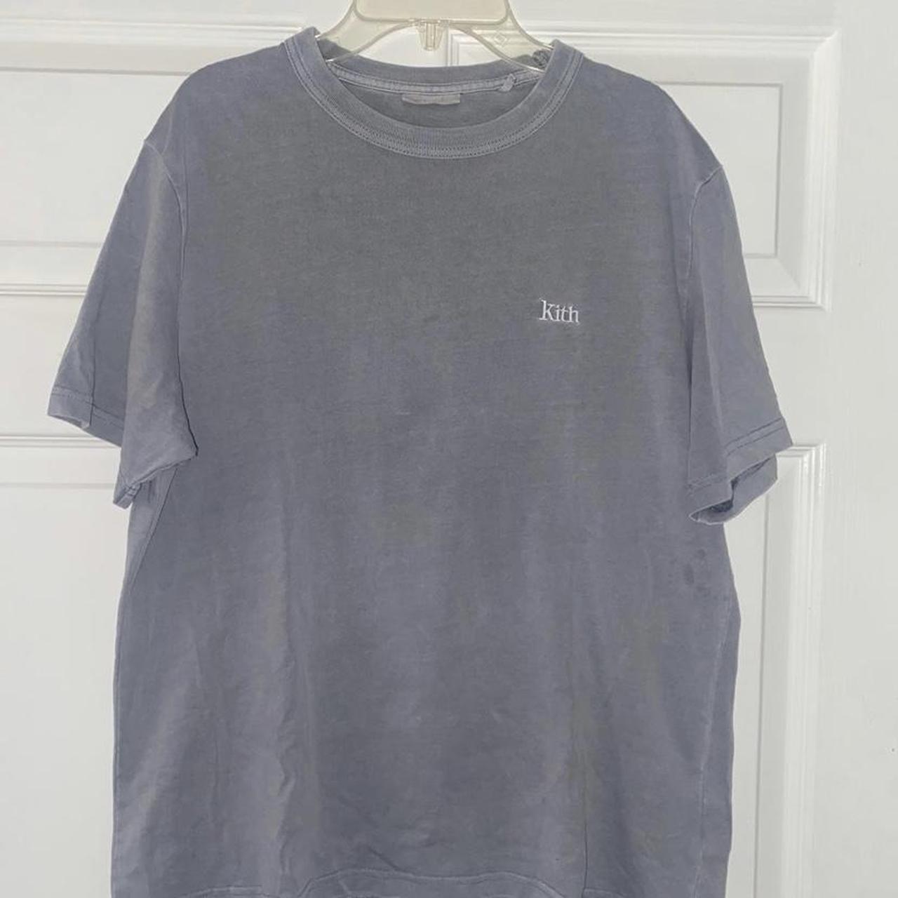 Blueish grey color. Has Kith embroidered left side... - Depop