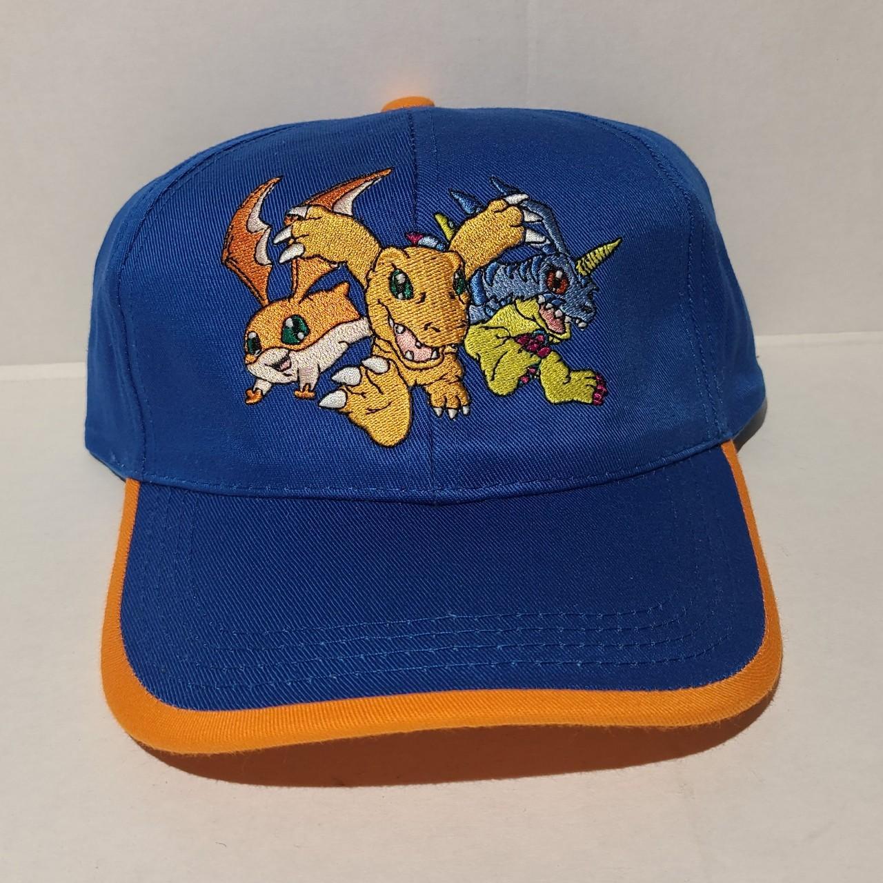 (NEW) Vintage Digimon Kids Hat Features digimon... - Depop