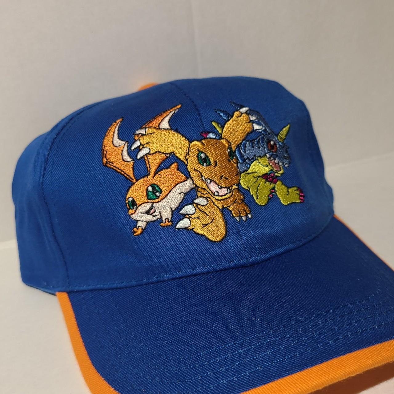 (NEW) Vintage Digimon Kids Hat Features digimon... - Depop