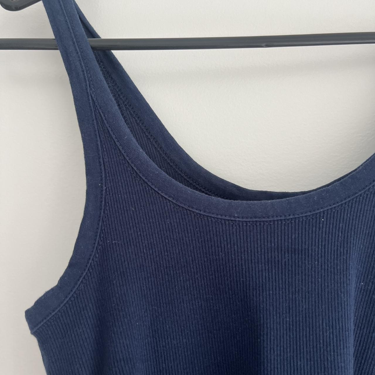 Glassons blue tank top Size medium 🎀 #glassons #tank - Depop
