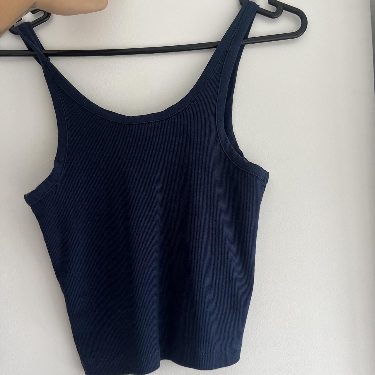 Glassons blue tank top Size medium 🎀 #glassons #tank - Depop