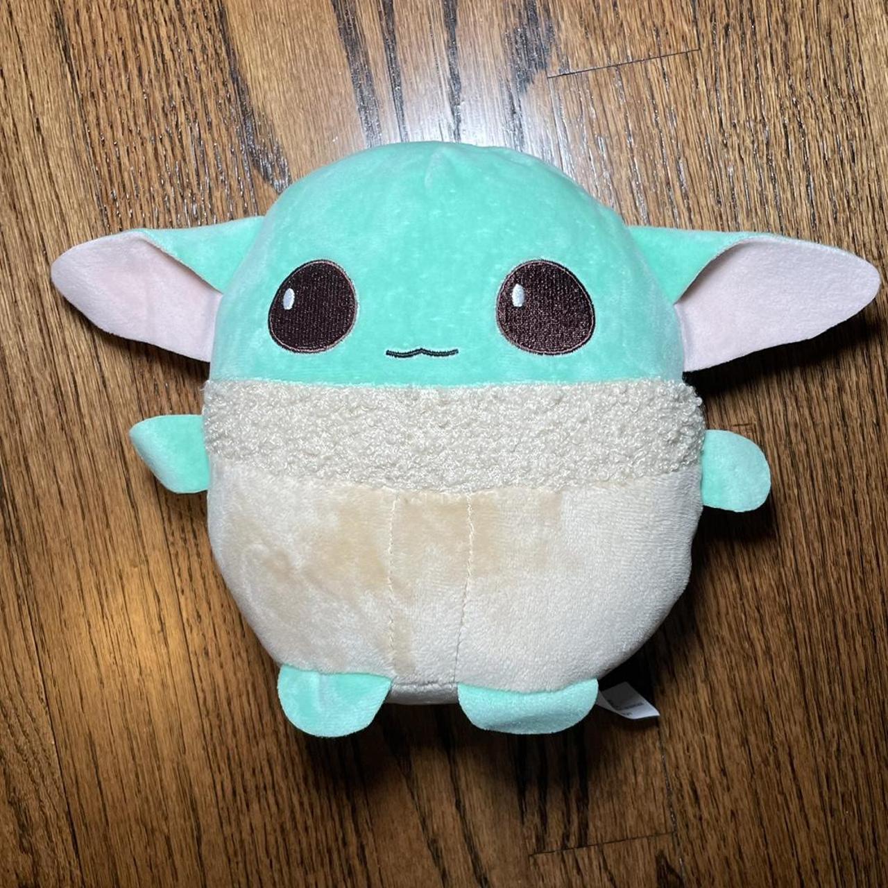 Baby yoda squishmallow like stuffed animal. I. Depop