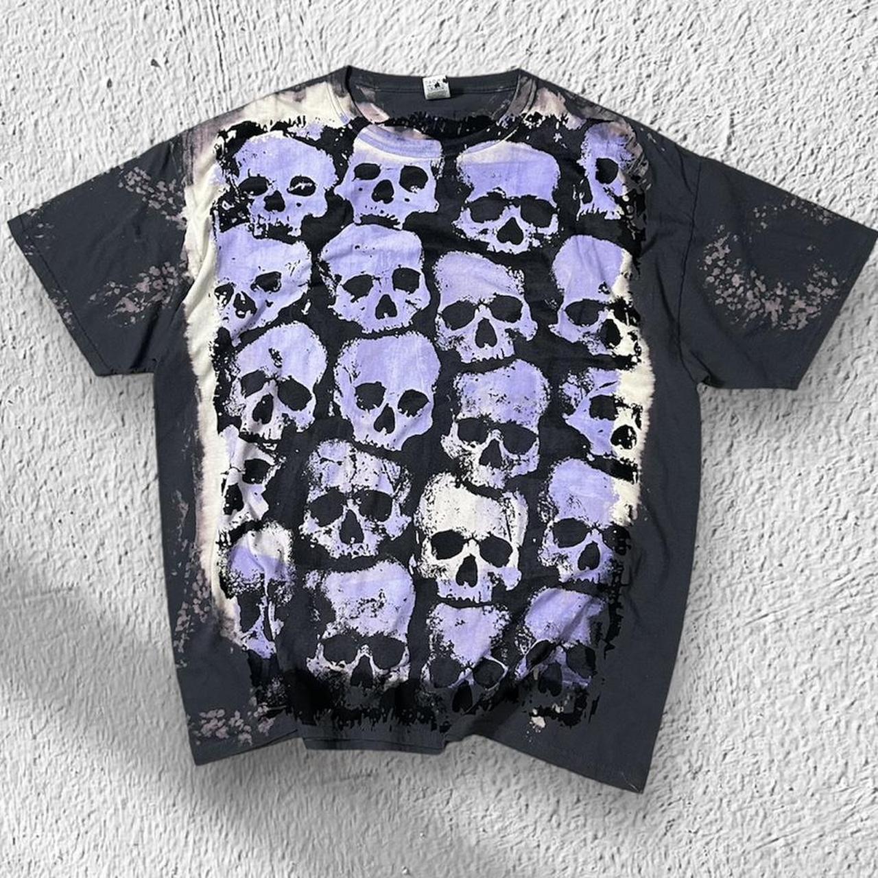 Handmade Tshirt Skulls Punk Human Skeleton Anatomy ... - Depop