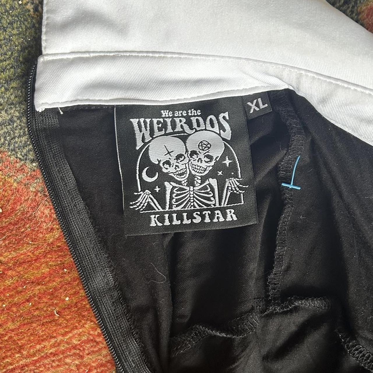 goth peter pan kill star dress wednesday adams... - Depop