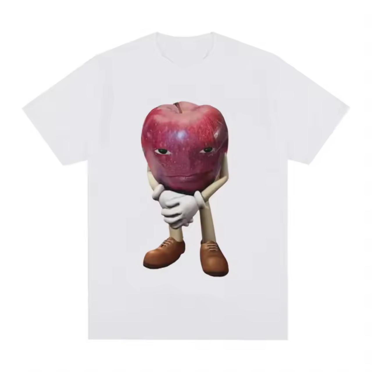 Rizz Apple Funny Meme Summer T-Shirt | Depop