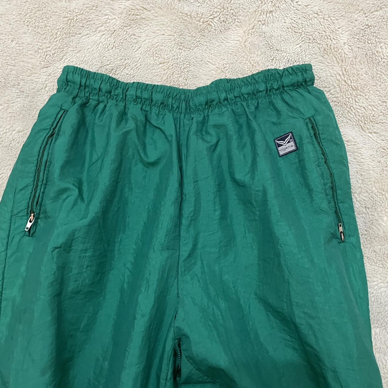 super cool green trackies, never wear #y2k #skater - Depop
