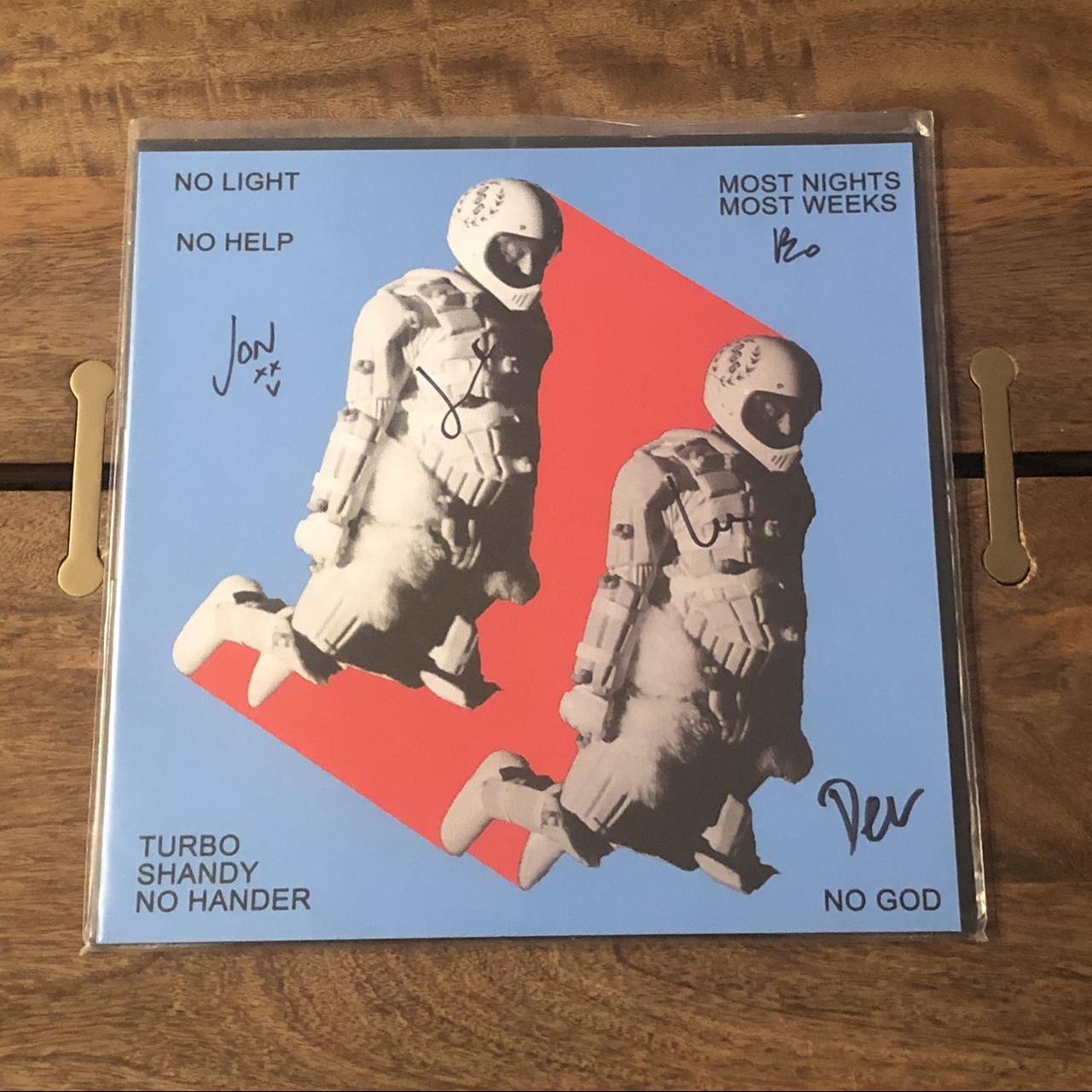 Idles: Crawler Translucent Blue Vinyl + Band Signed... - Depop