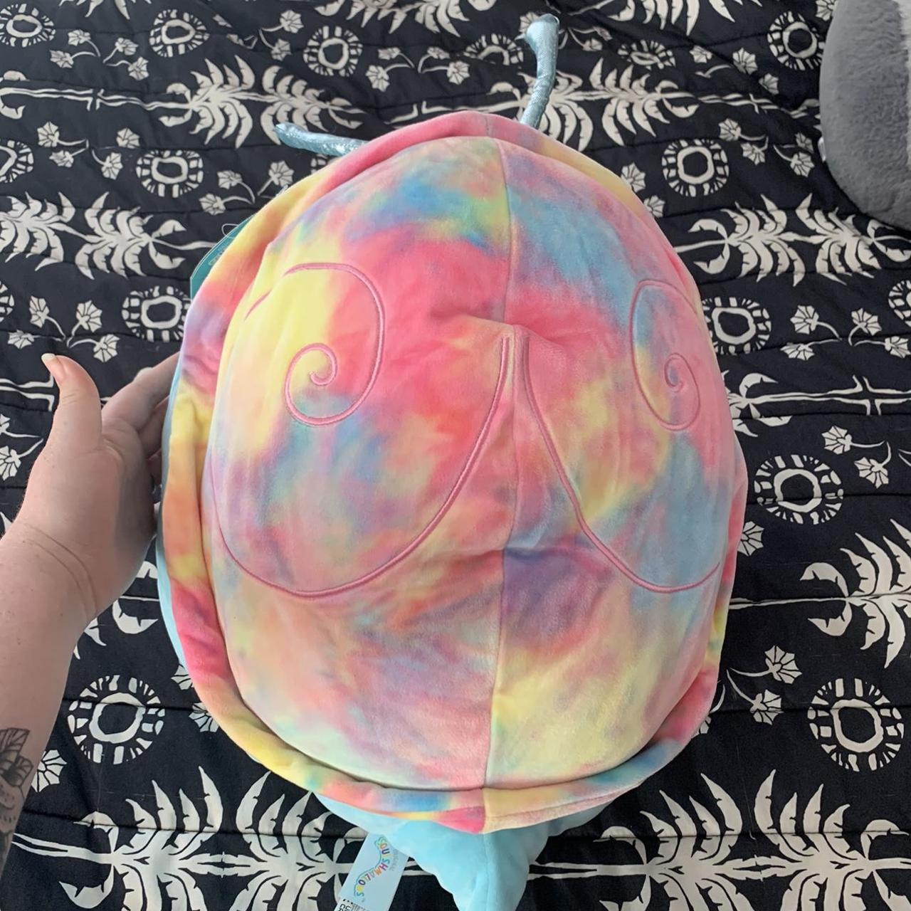 12” freya the snail squishmallow! her shell has the... - Depop