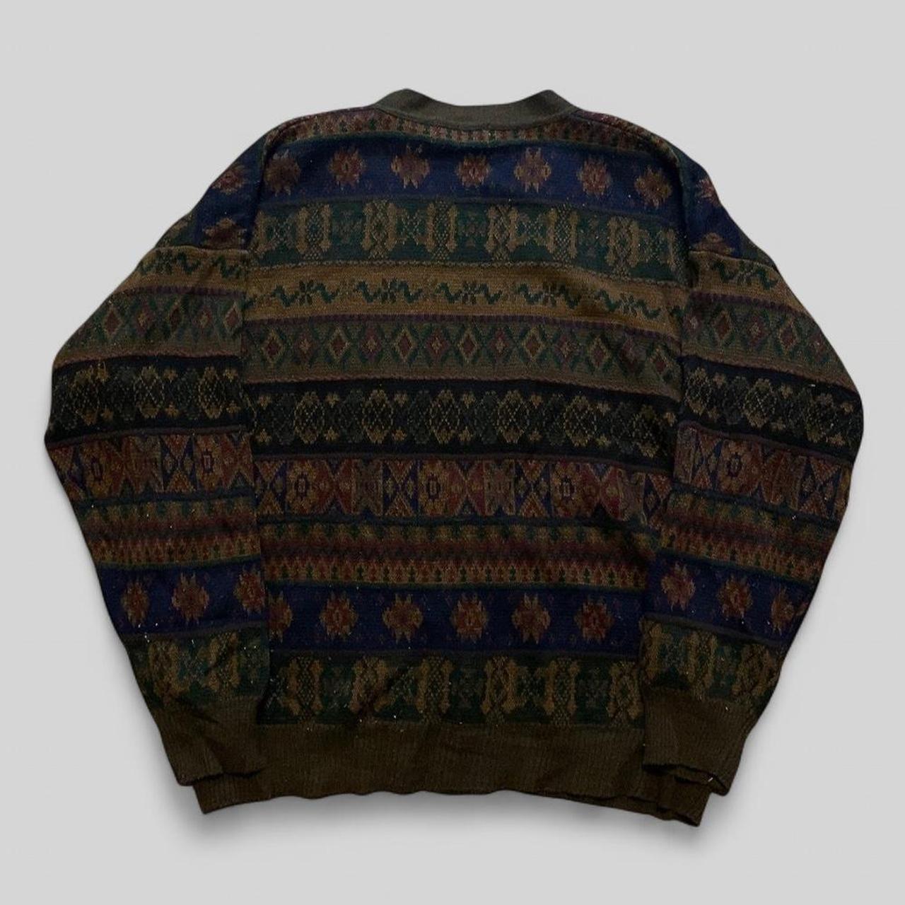 Vintage Y2K 90s Coogi Style murano Vintage Cardigan... | Depop