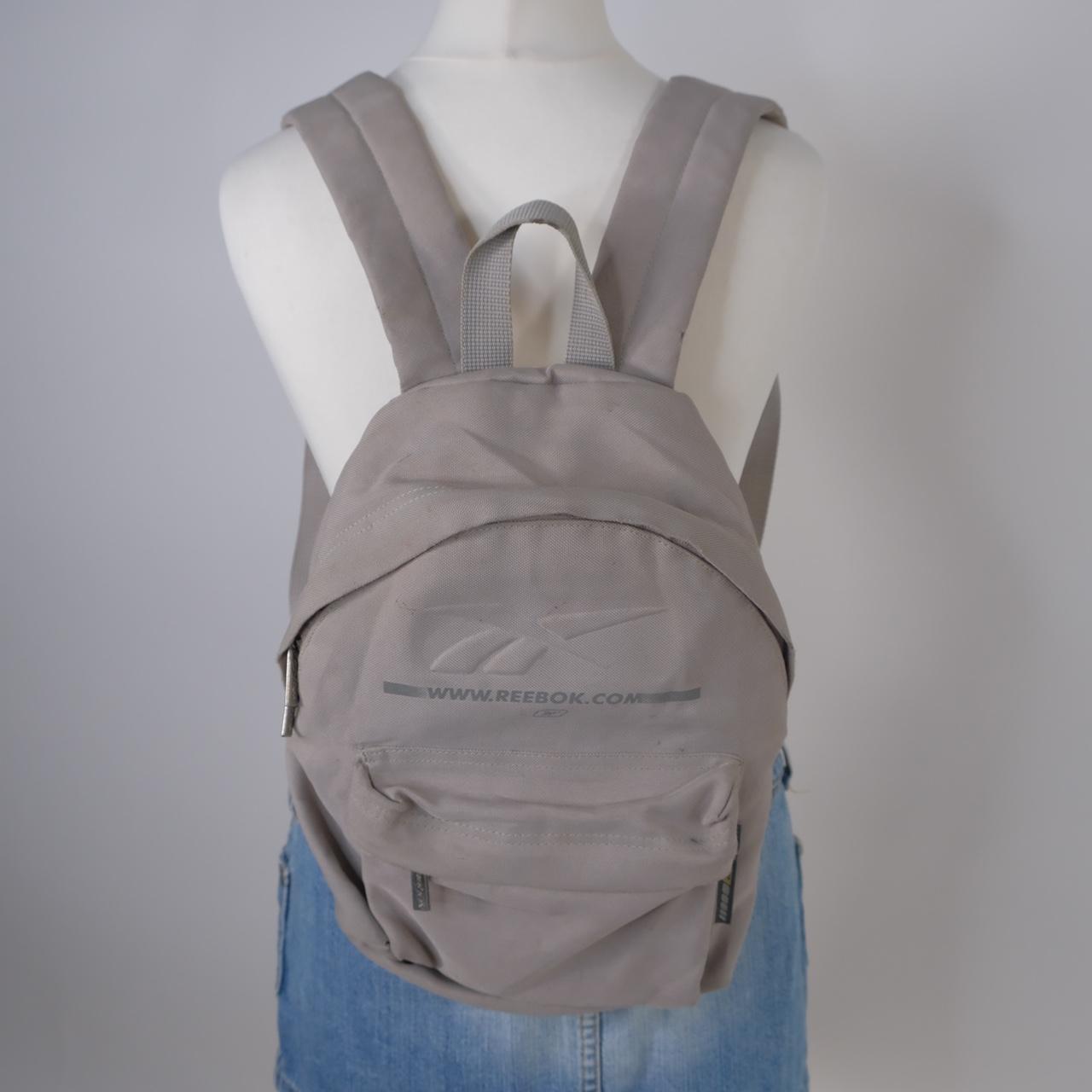 2000s Reebok mini backpack. Spell out skater Reebok... - Depop