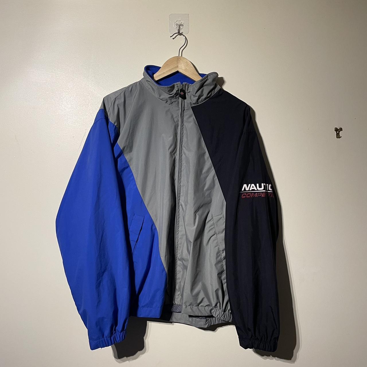 Vintage 90s Nautica Competition Windbreaker... - Depop