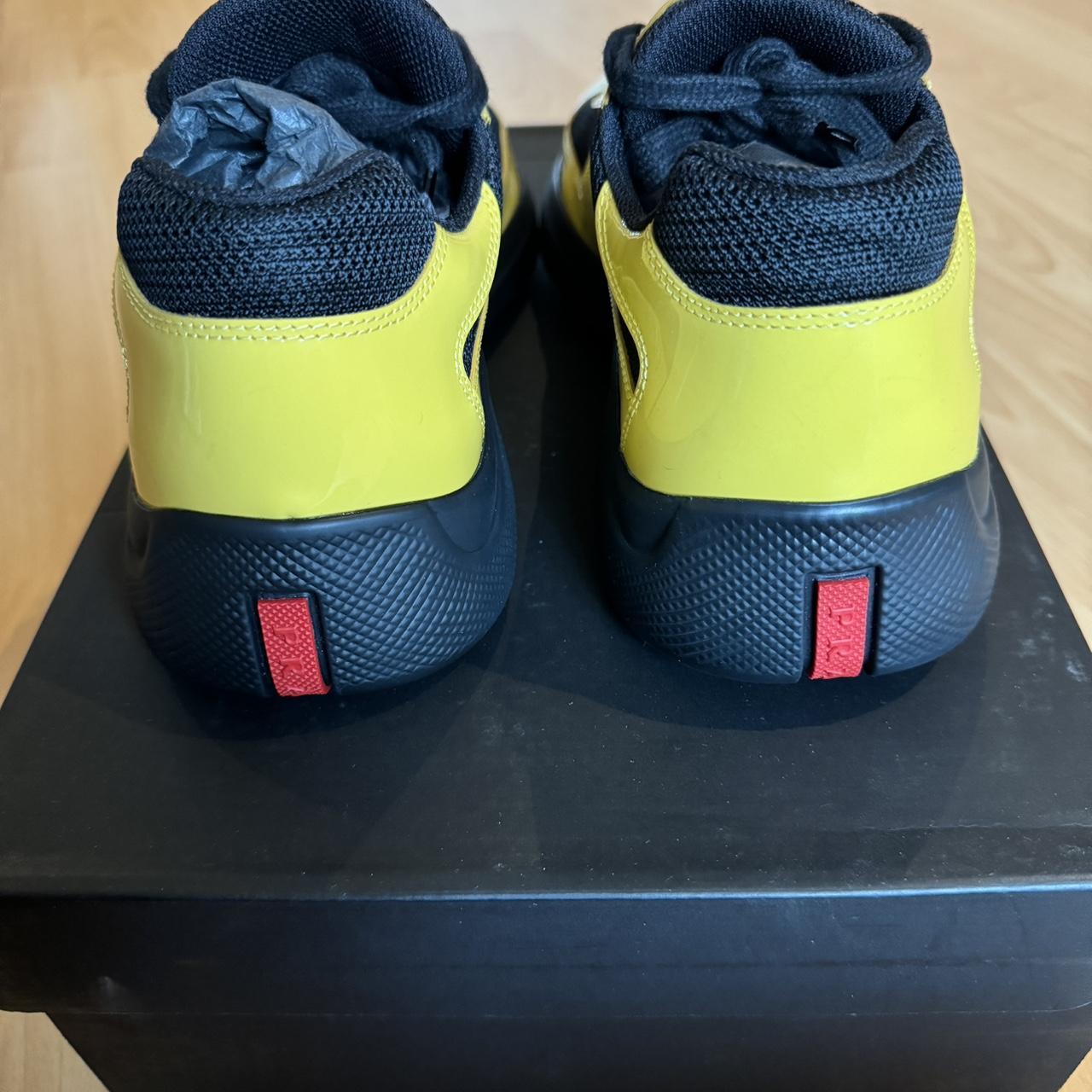 Prada Americas cup trainers Size 42 (8) Fits big.... - Depop