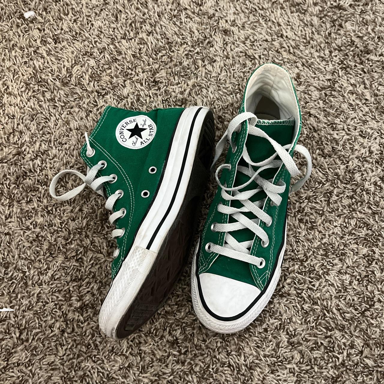 Green chuck taylor Converse. Not very worn, no ... - Depop