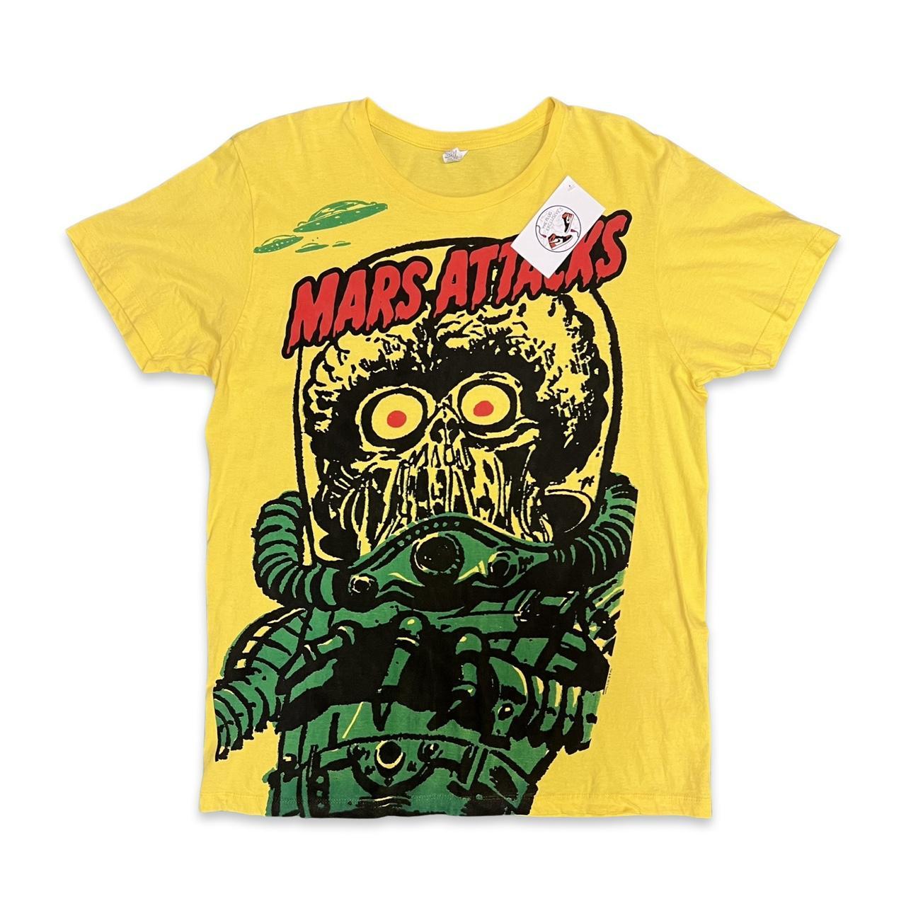 Y2K MARS ATTACKS PROMO TEE SIZE LARGE TAG:... - Depop