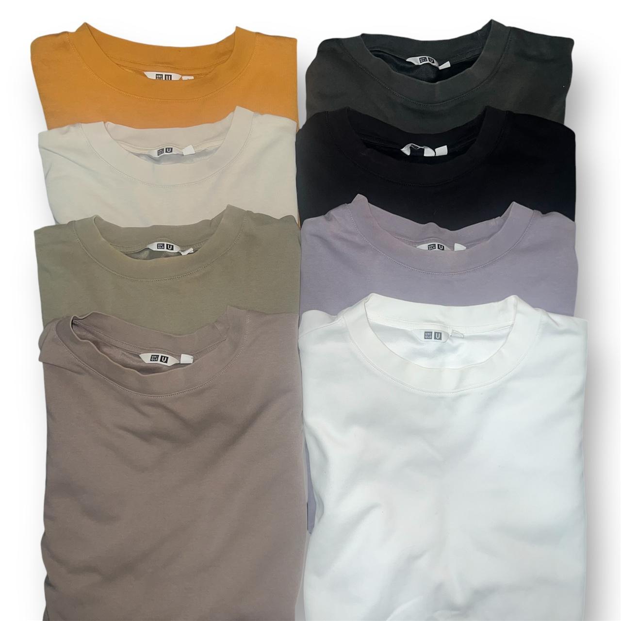 Uniqlo Airism Tee Bundle (8 Tees) Size Large, gym... - Depop