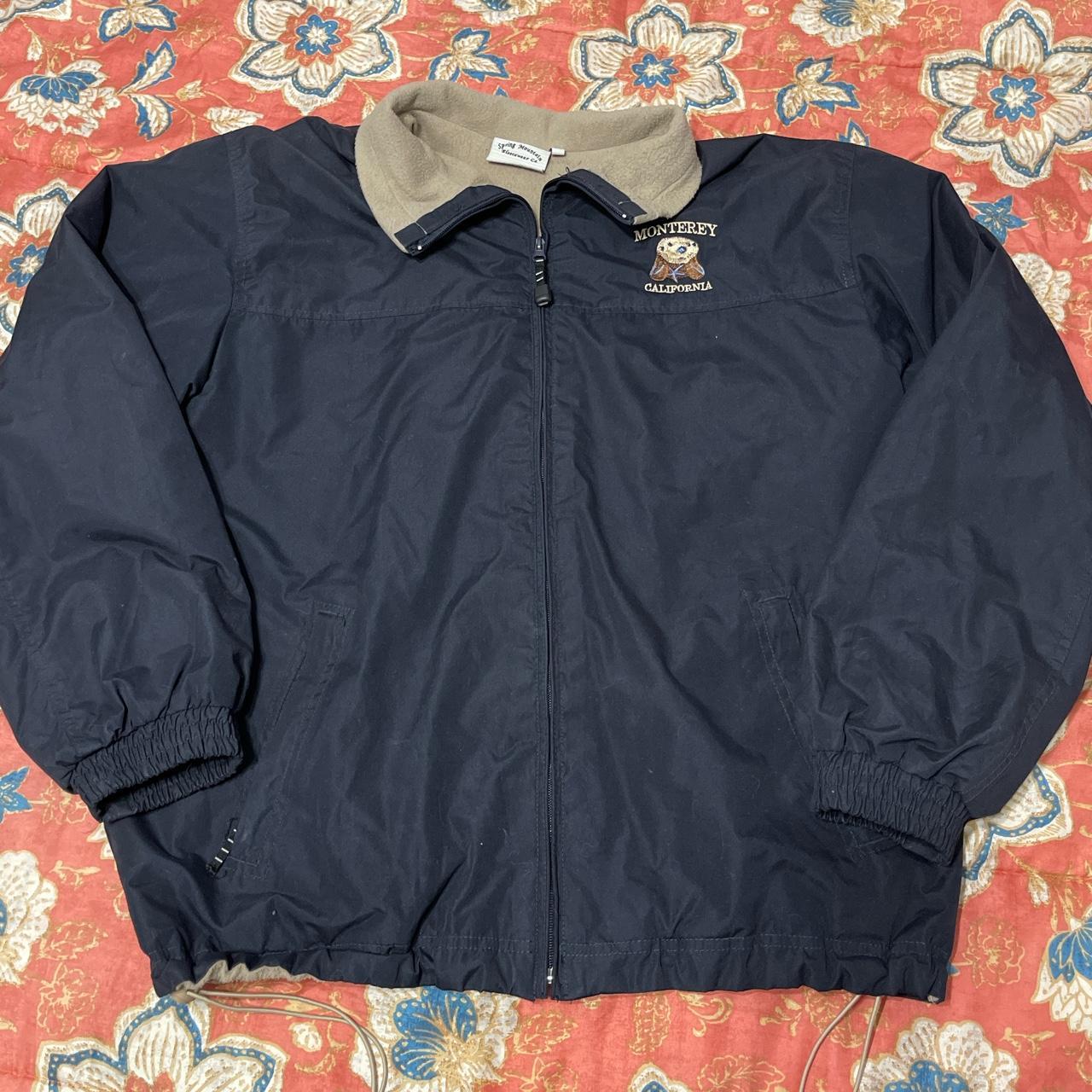 Gorgeous vintage navy blue Monterey Bay waterproof... - Depop