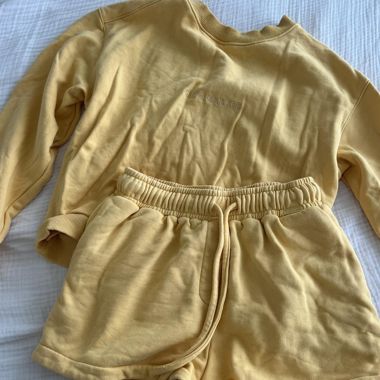 Cleo Harper tracksuit set 💛 worn once just not my style - Depop
