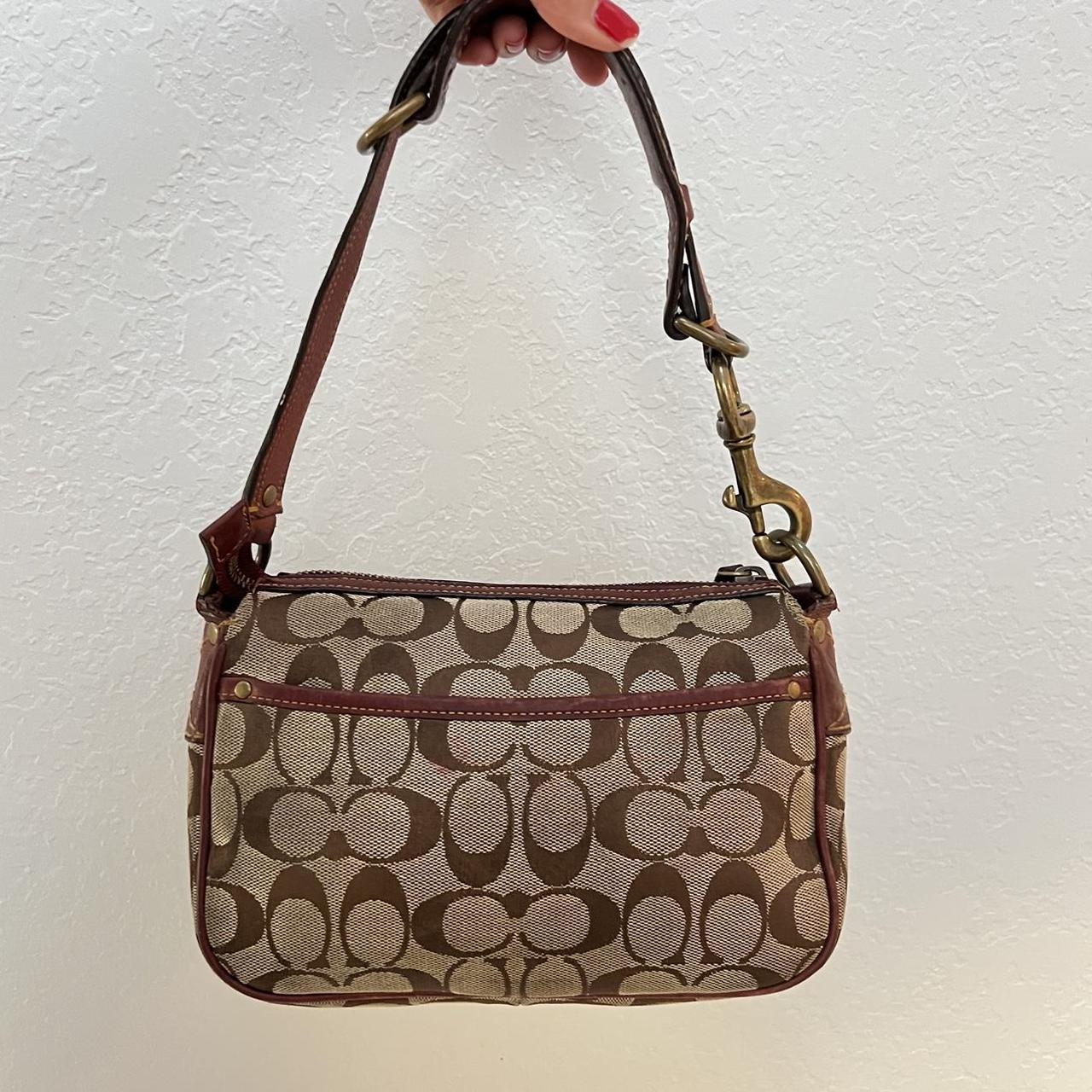 Coach 7061 Legacy Suede Handbag In fair condition-... - Depop