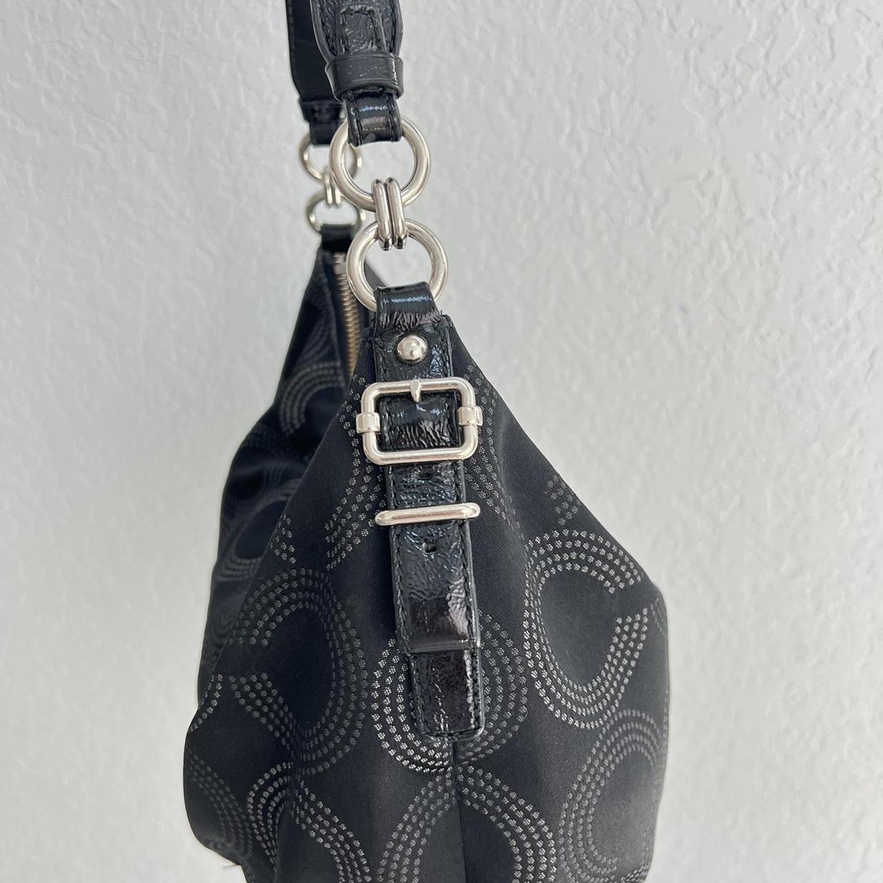 Coach 15929 Madison Dots hobo Satin blue interior... - Depop