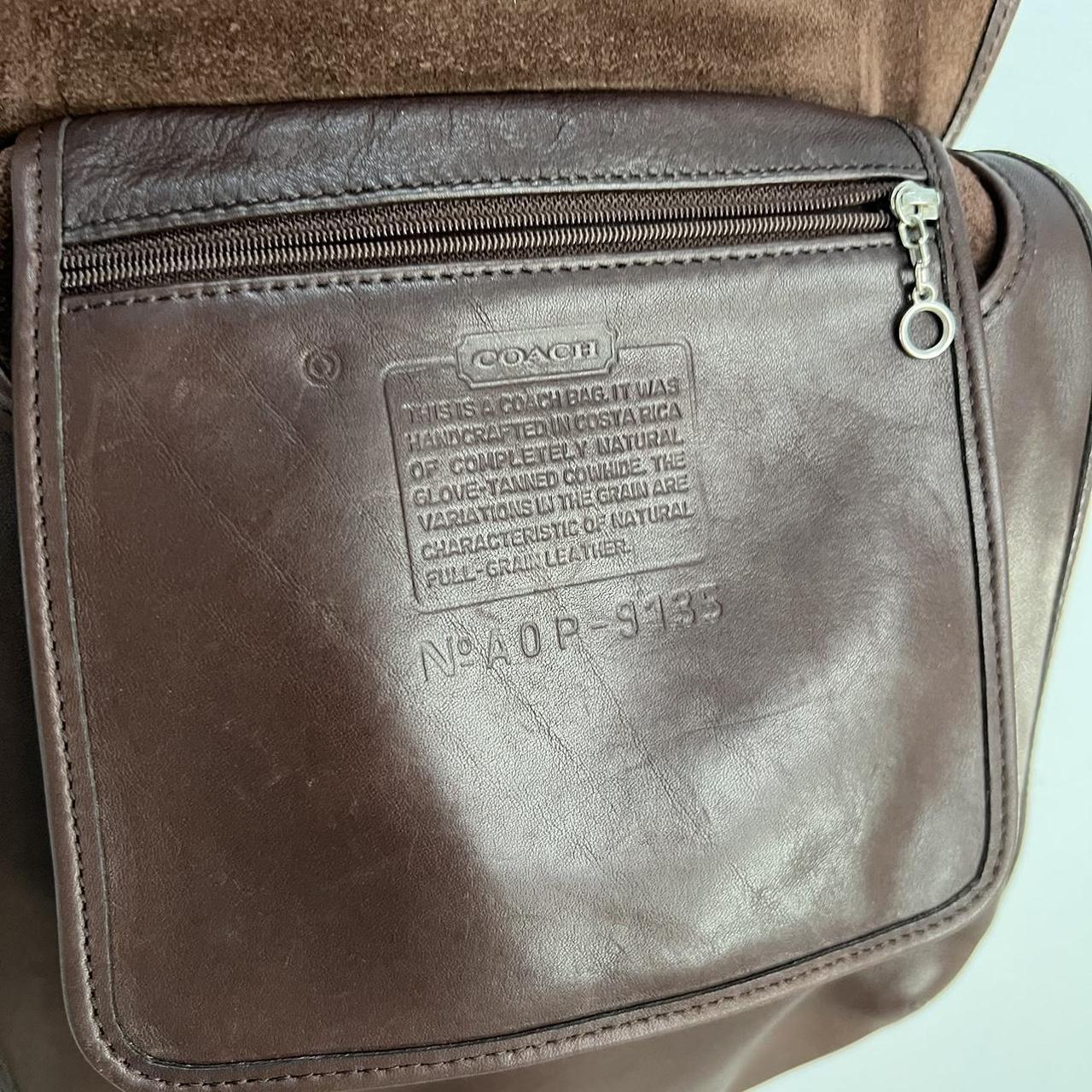 Coach 9135 Vintage Slim Legacy saddle Bag In great... - Depop