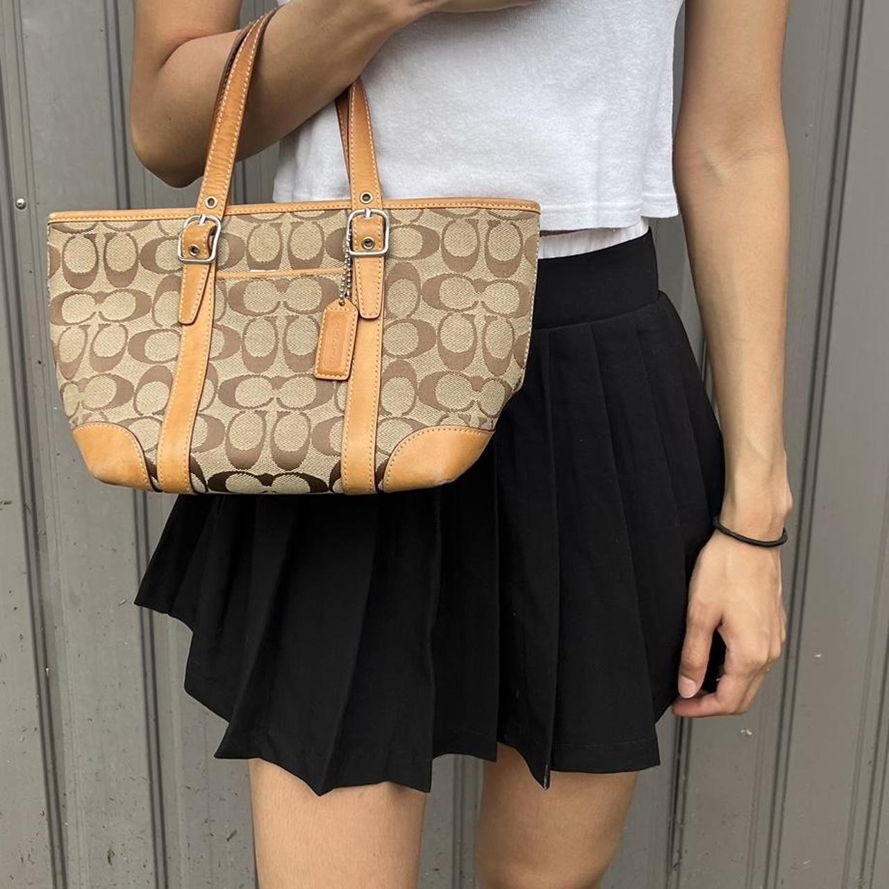 Coach 6043 mini canvas tote In good condition... - Depop