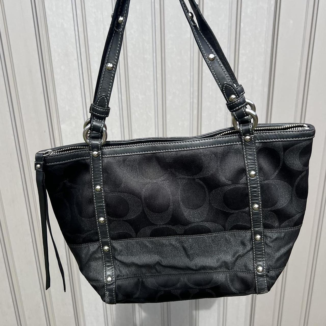 Coach 12905 Black tote bag 2000s black tote bag ... - Depop