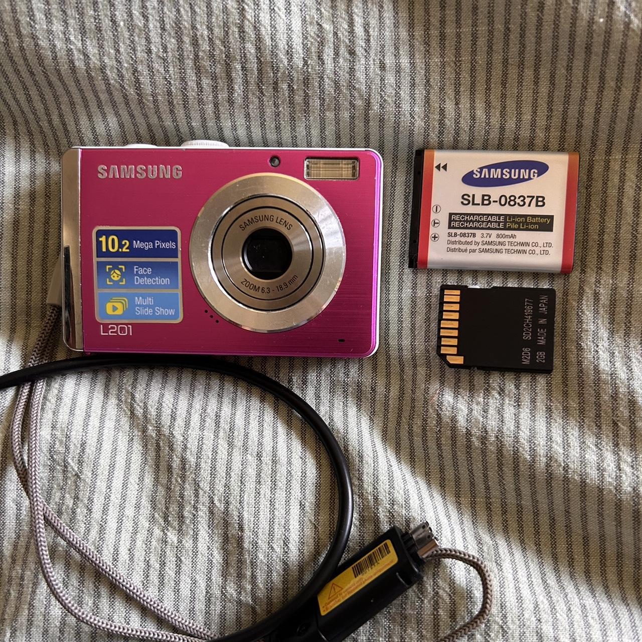 Samsung L201 digital camera AMAZING RARE pink... - Depop
