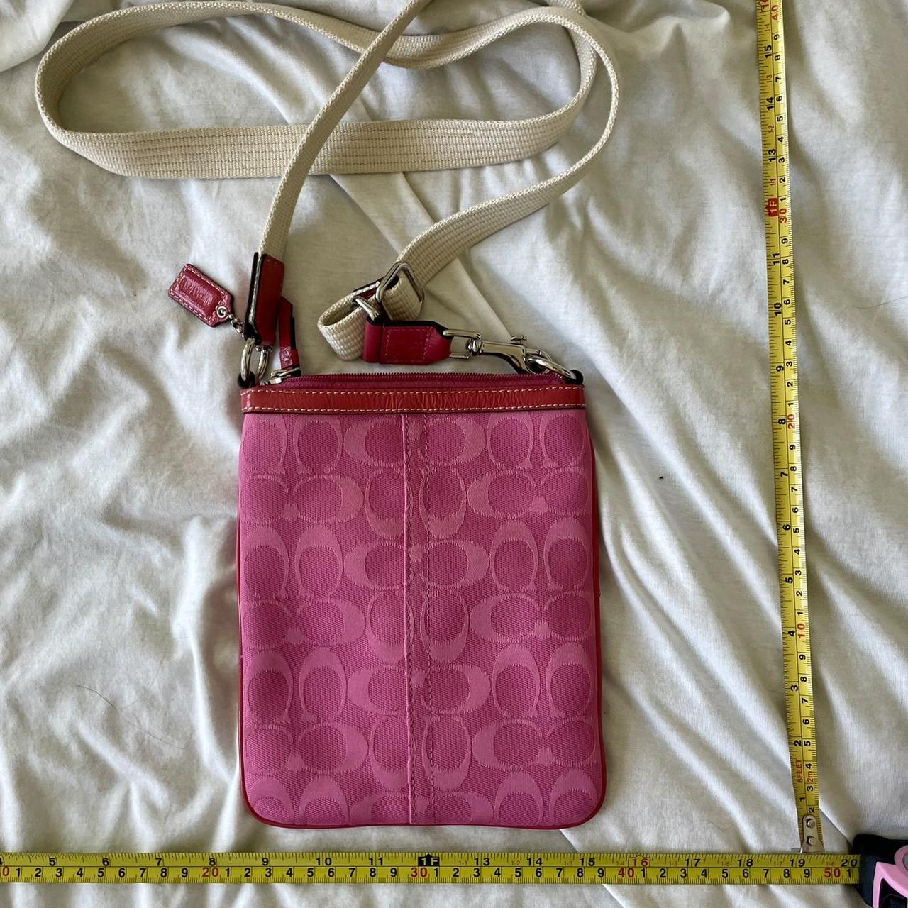 Cute pink everyday small coach purse. - Depop