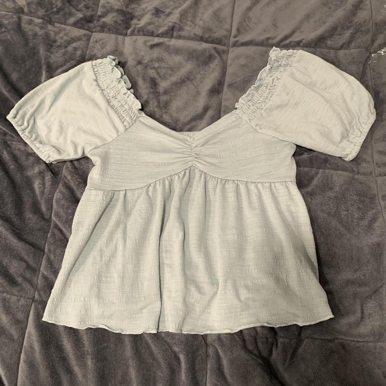 Adorable coquette light / baby blue size small y2k... - Depop