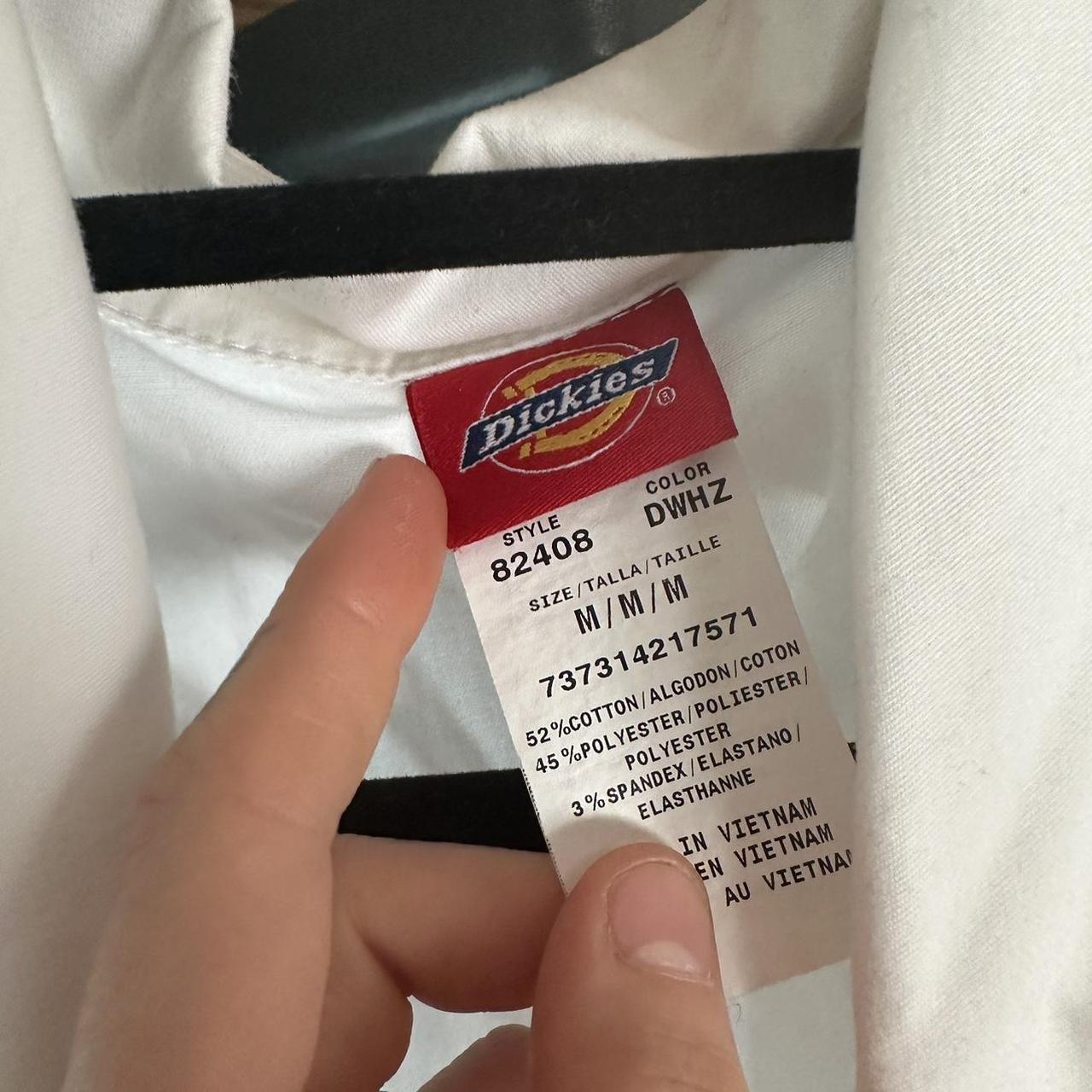 vintage dickies white lab coat - Depop