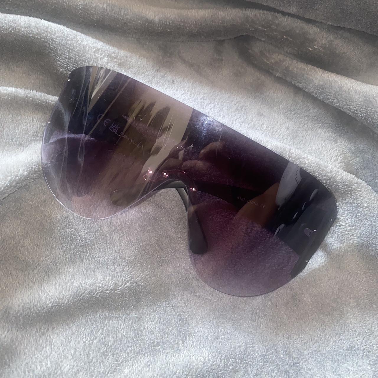 Black visor shield sunglasses🖤 So cute for any... - Depop