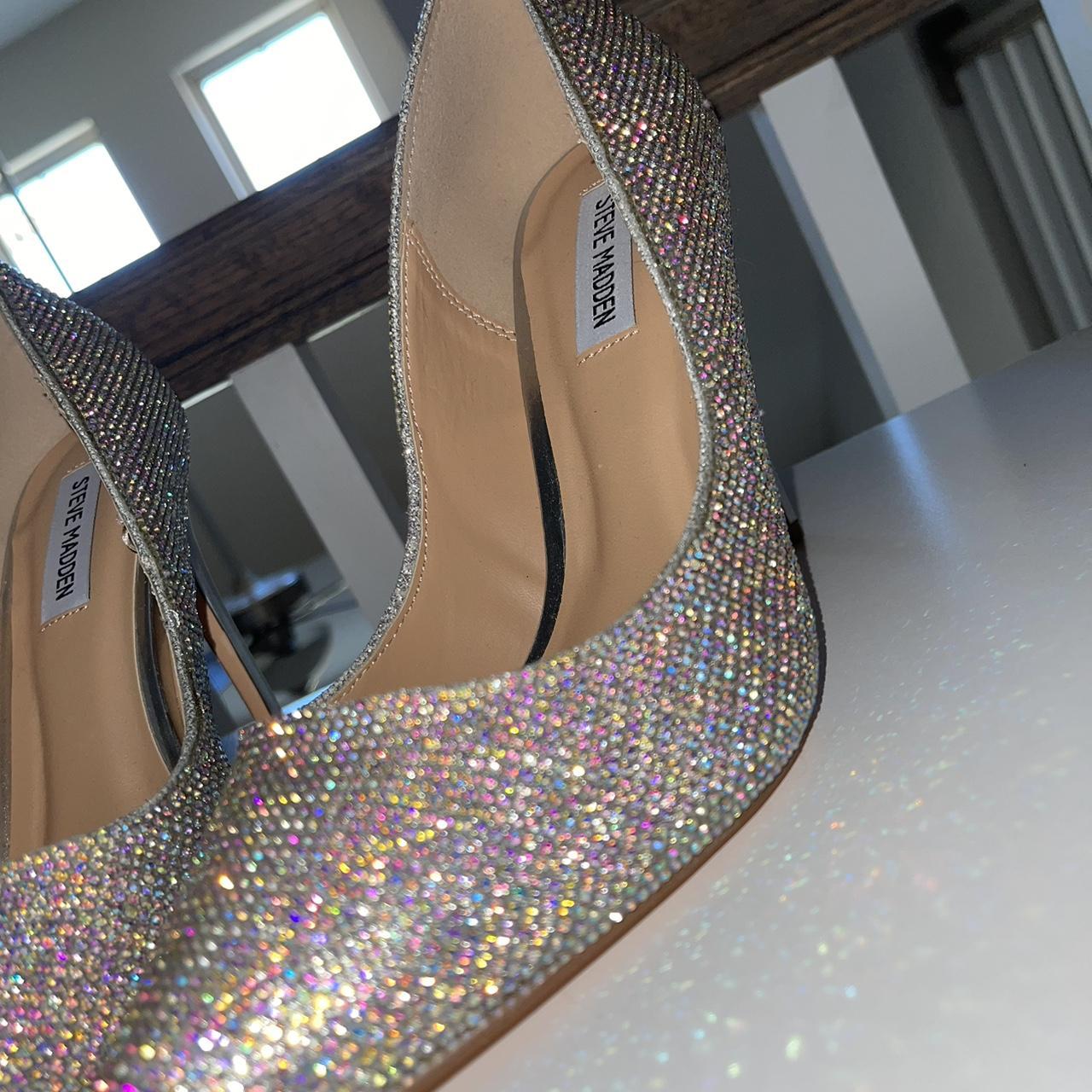 Steve Madden Rhinestone Heels I bought these about a... - Depop