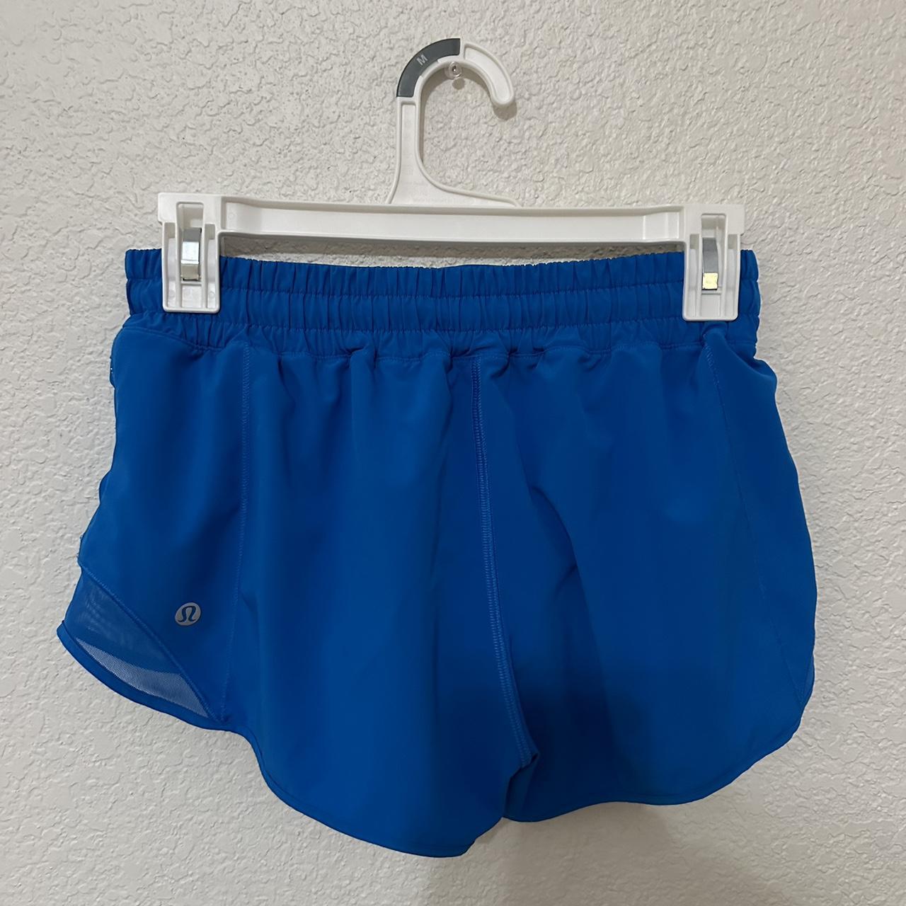 Poolside blue low rise 2.5 inch hotty hot lululemon... - Depop