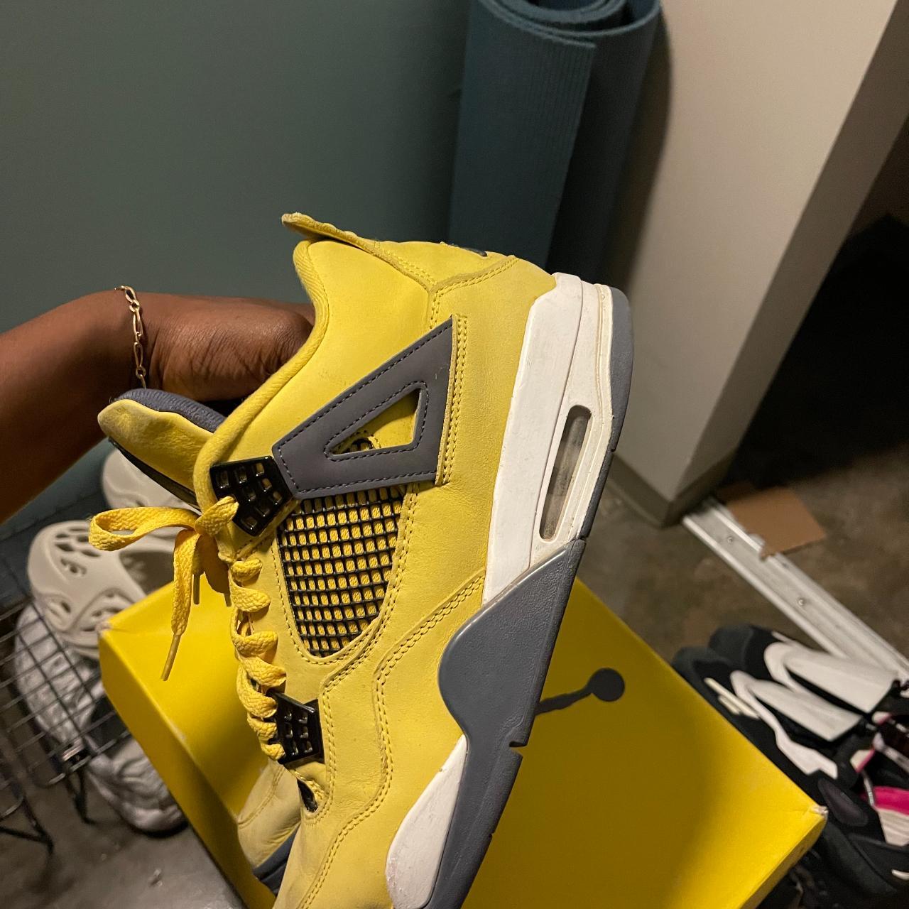 Jordan Men's Yellow Trainers | Depop