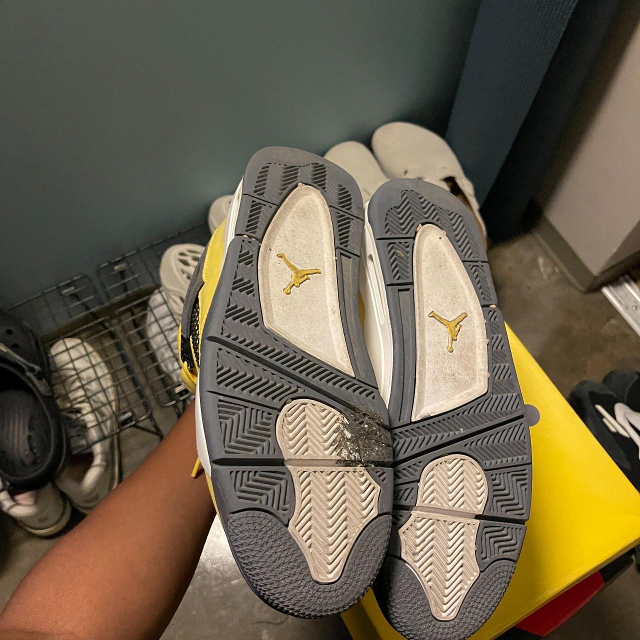Jordan Men's Yellow Trainers | Depop