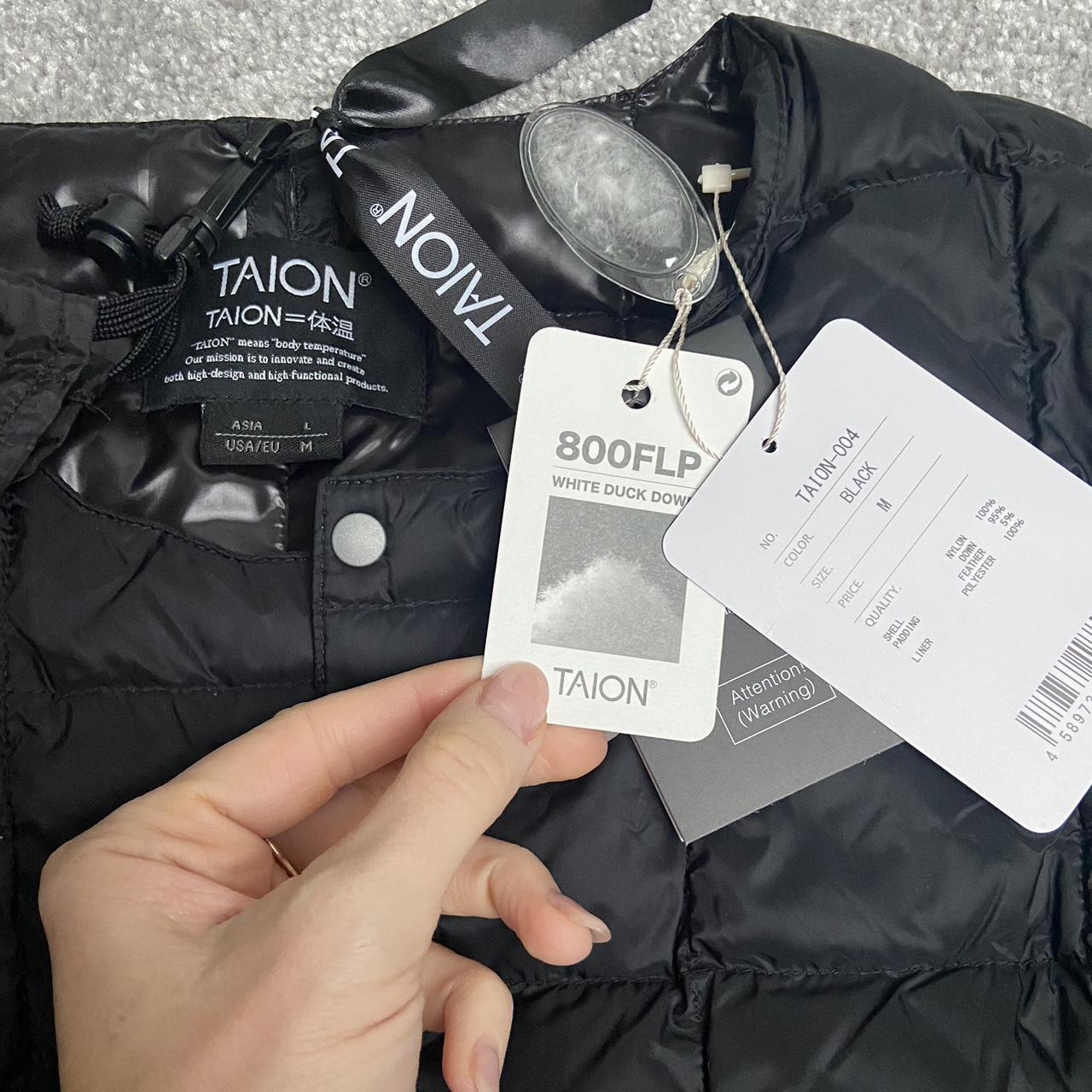 TAION V-NECK DOWN VEST BNWT Size M - unisex Brand... - Depop