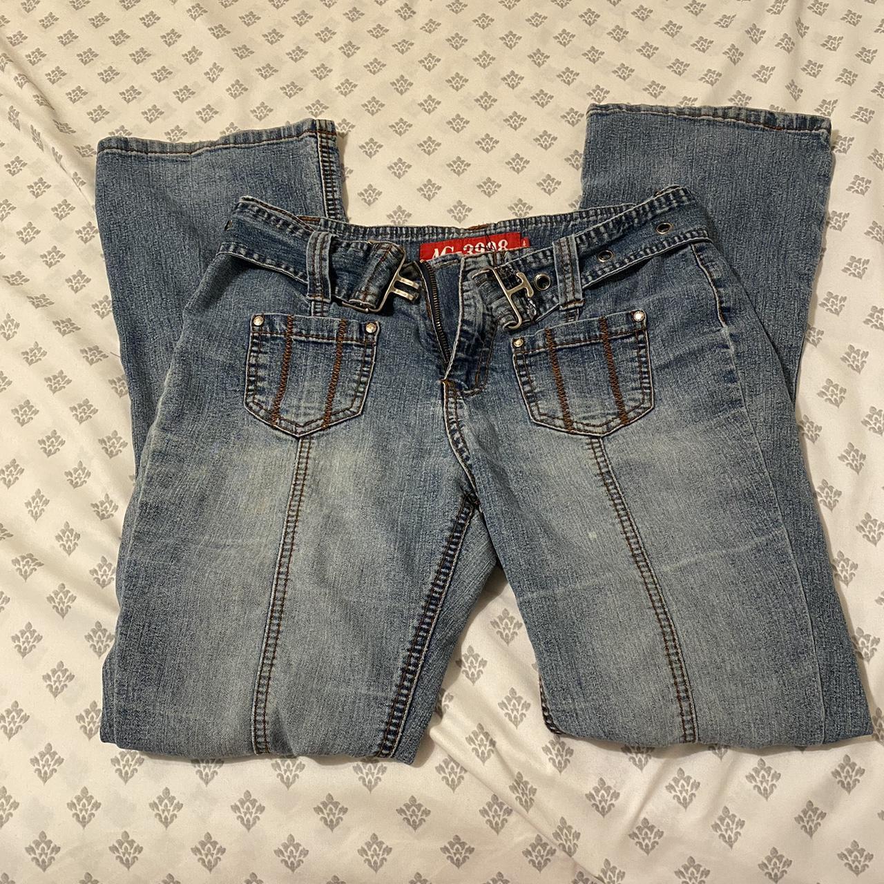 AC-3998 jeans with built in belt - size 4 - comes... - Depop