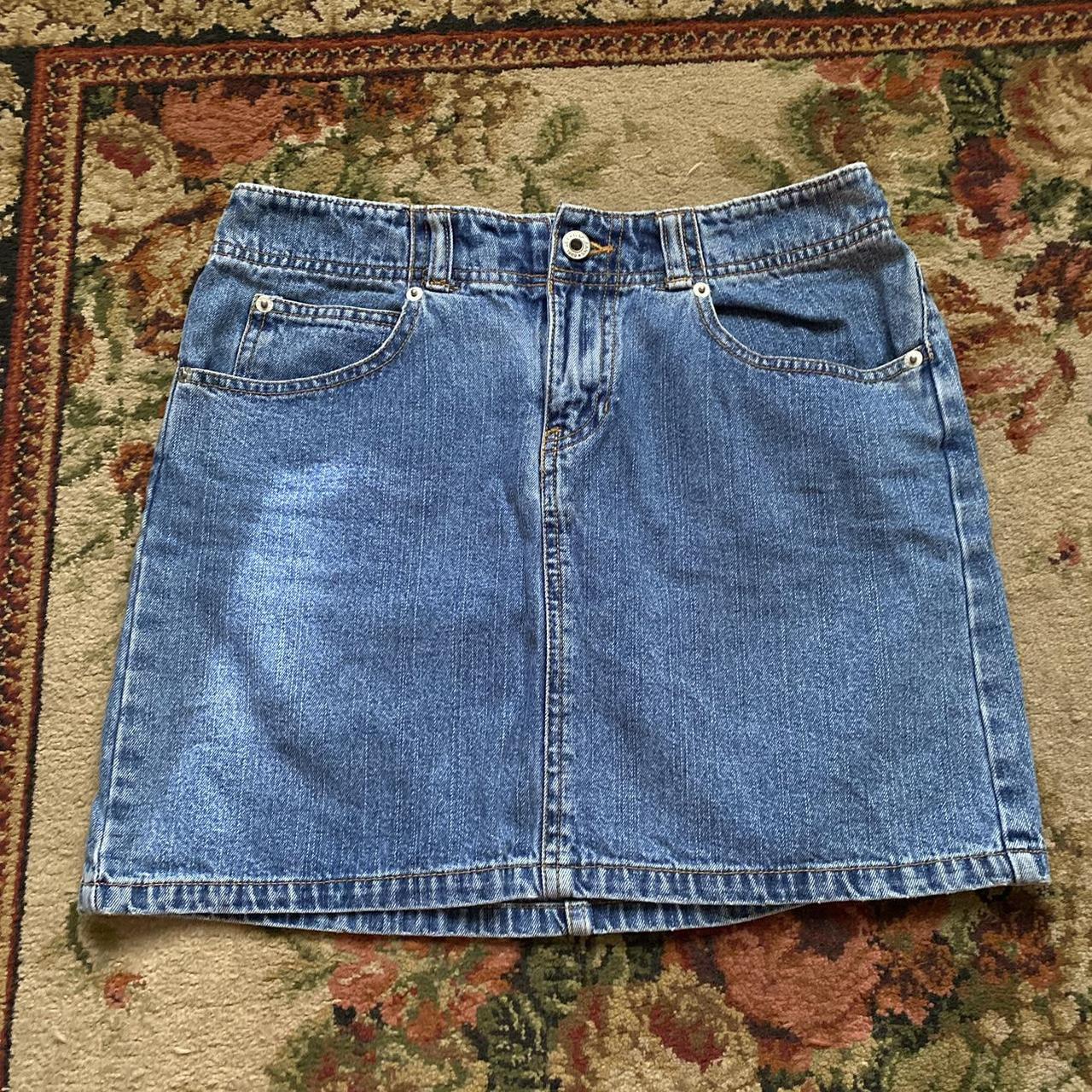 classic GAP denim mini skirt 🦋 brand:... - Depop