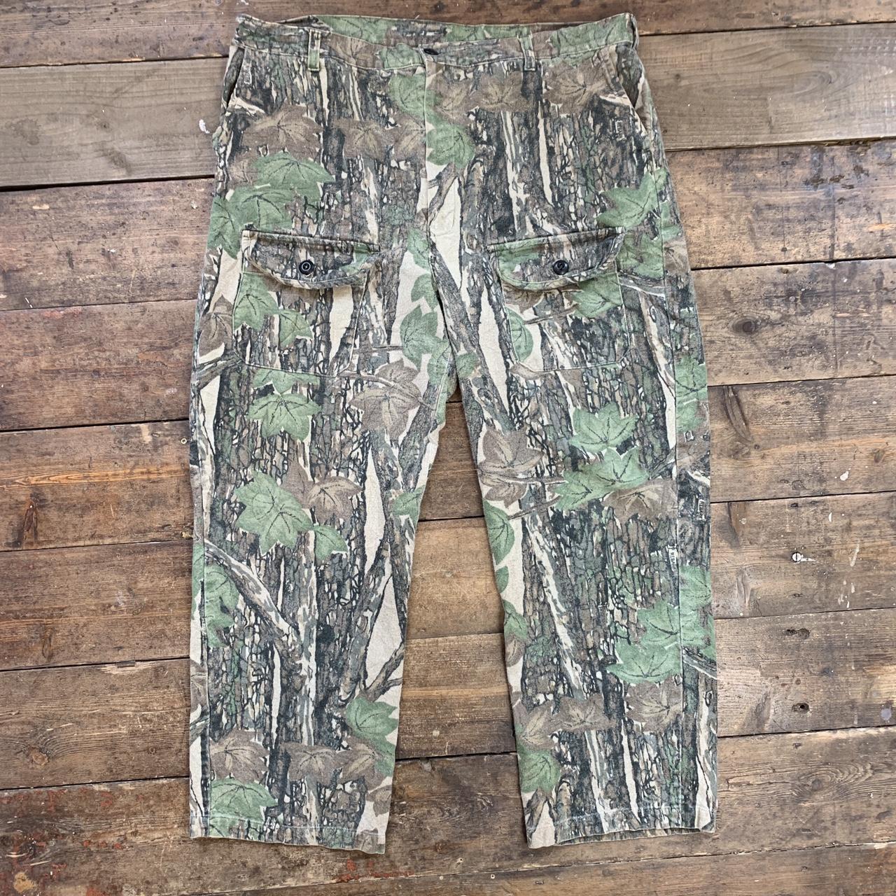 Vintage Sniper RealTree Camo Cargo Pants Hunting... - Depop