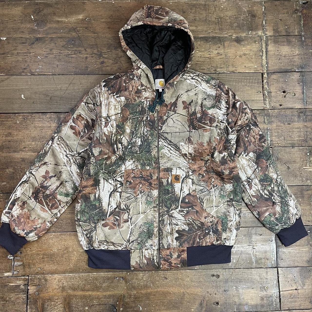 Reworked Carhartt Active Style Realtree Jungle Camo... - Depop