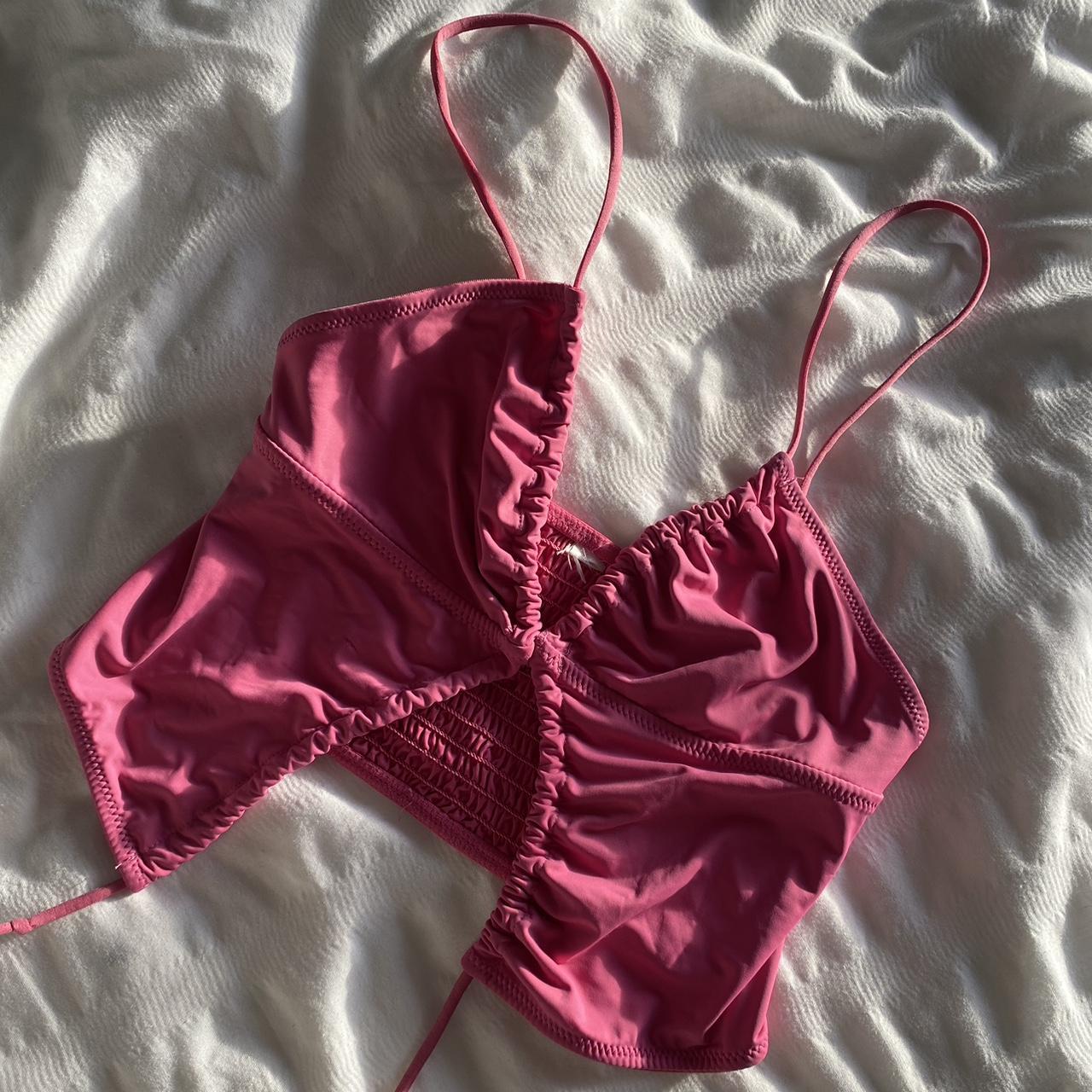 Pink top from Glassons, size xs. Tag was ripped,... - Depop