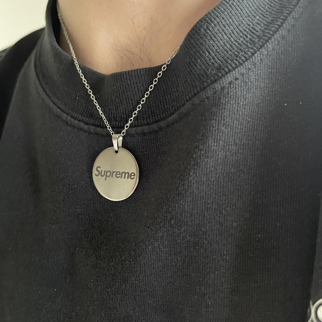 Supreme necklace 18” chain Stainless steal 😎 (Not... - Depop