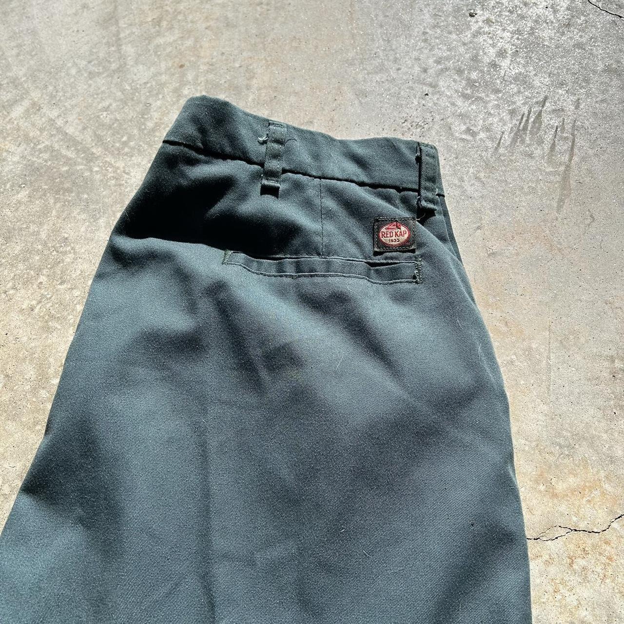 90s red kap work pants size 36x30 mint condition - Depop