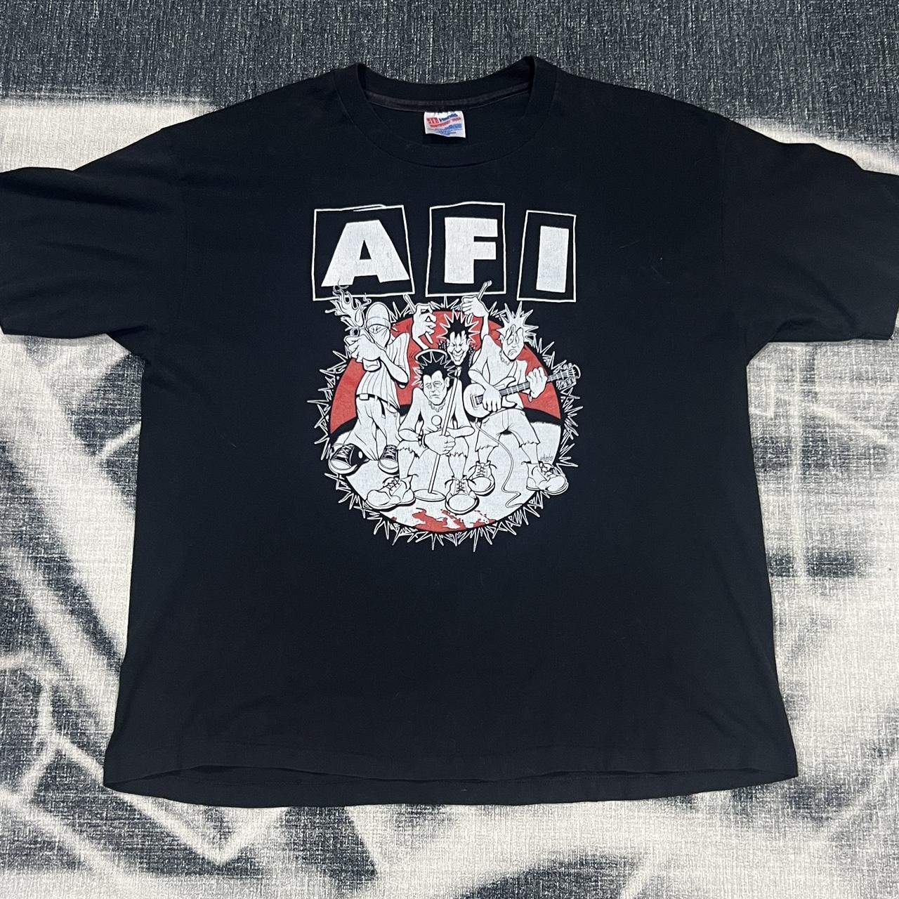Vintage Early 90s AFI A Fire Inside Shirt XL Punk... - Depop