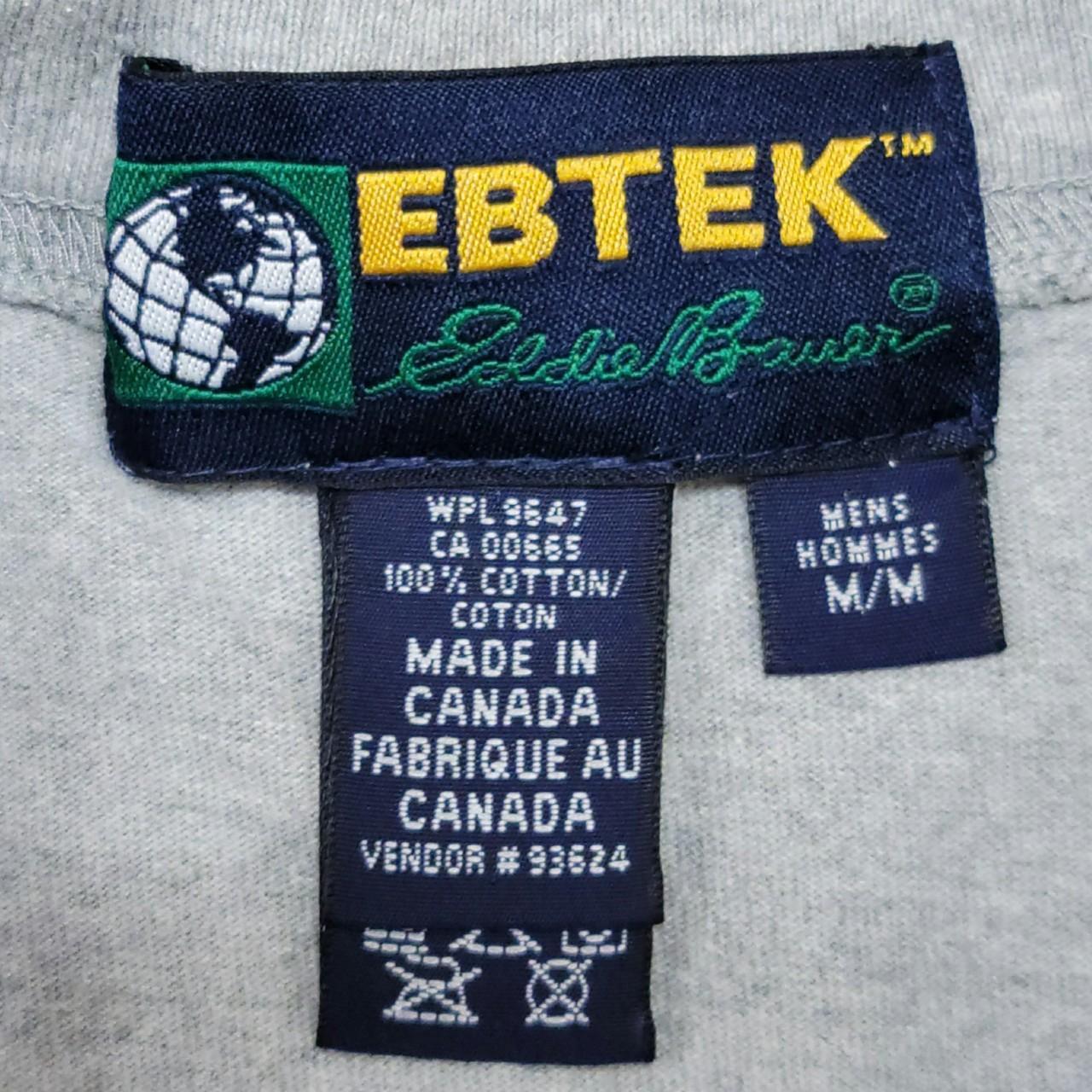 Vintage 90s Eddie Bauer EBTEK Outdoor Gray Men's... - Depop
