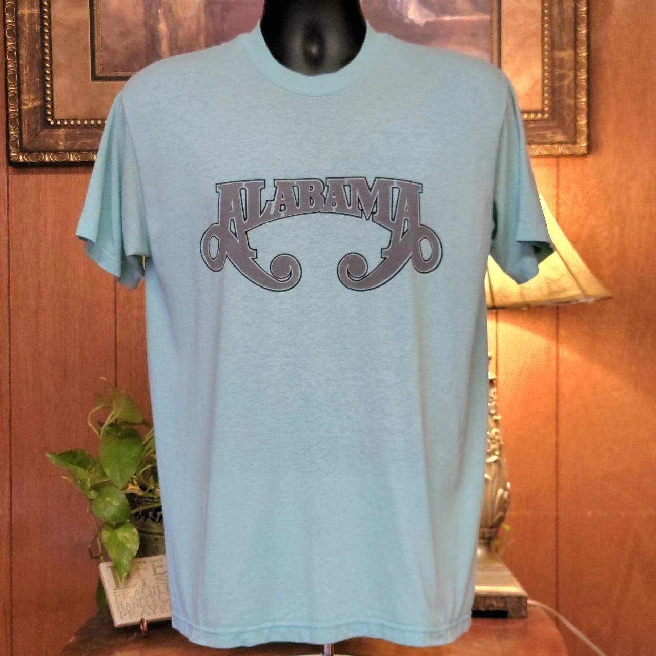 Vintage 80s Alabama Band Stage Hand Single Stitch... - Depop